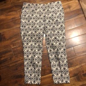 LOFT | Pants & Jumpsuits | Loft Patterned Marissa Pant | Poshmark